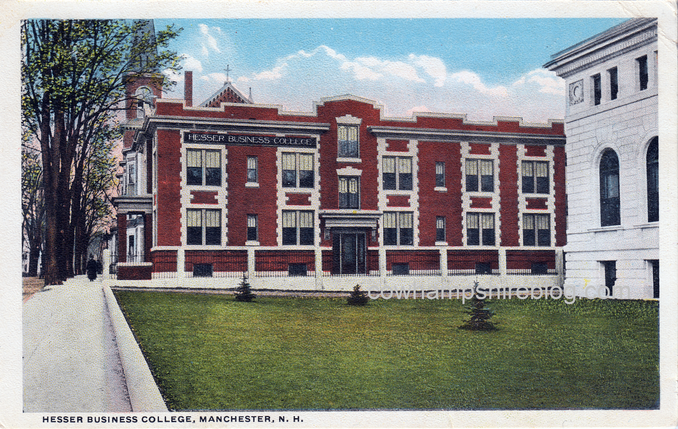 The Early History of Manchester New Hampshire’s Hesser Business College ...