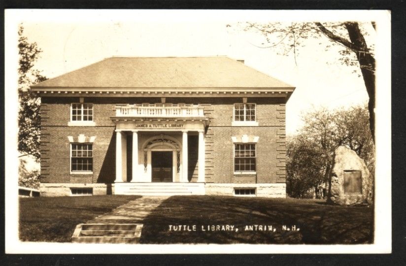 James a tuttle library wwi monument | Cow Hampshire